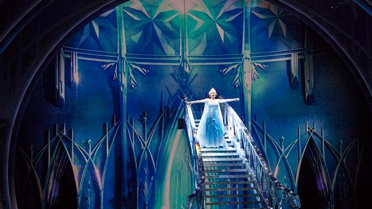 frozen broadway sets