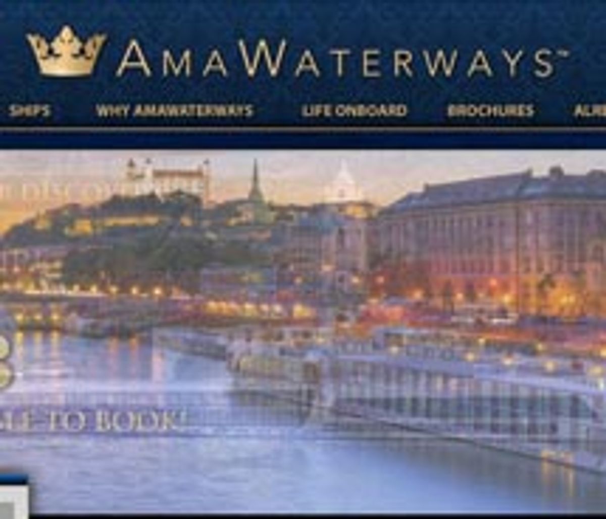 AmaWaterways Redesigns Website | TravelAge West