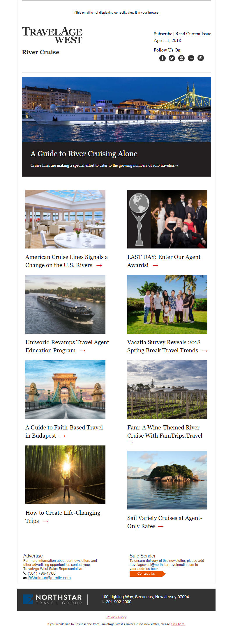 Newsletters | TravelAge West