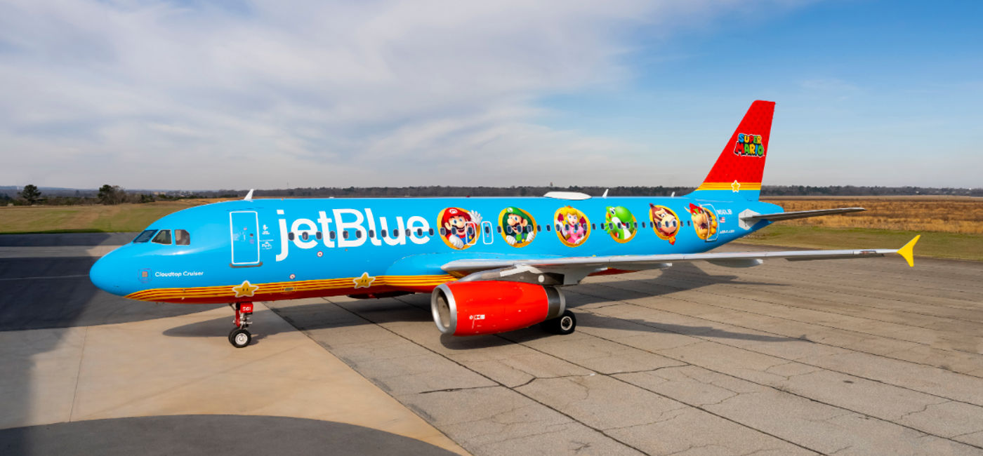 JetBlue Partners With Nintendo to Reveal Special Super Mario and ...