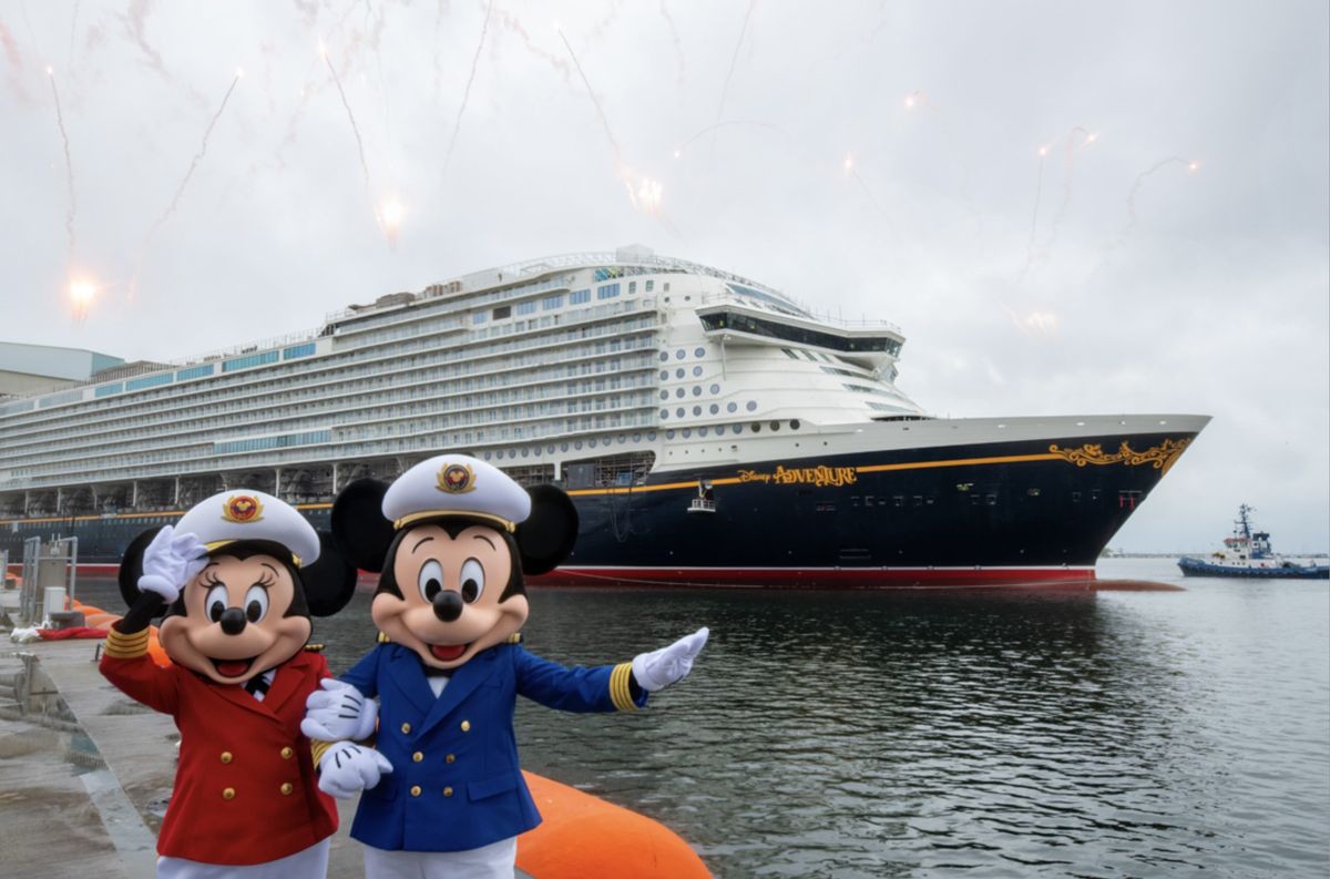Disney Cruise Line's New Ship Disney Adventure Floats Out in Germany ...