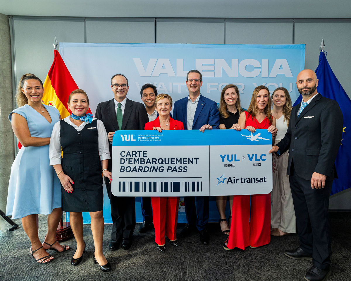 Air Transat inaugure un vol direct de Montréal vers une autre destination européenne encore peu ...