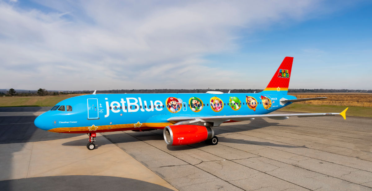 JetBlue Partners With Nintendo to Reveal Special Super Mario and ...