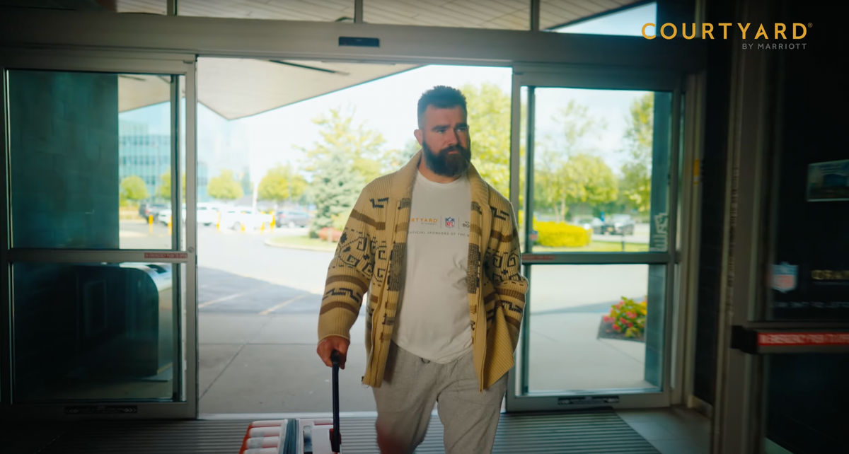 Marriott Hires Former NFL Star Jason Kelce as Fanbassador for Courtyard ...