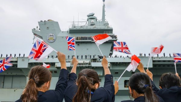 How Singapore welcomed one of the world’s biggest warships: Travel ...