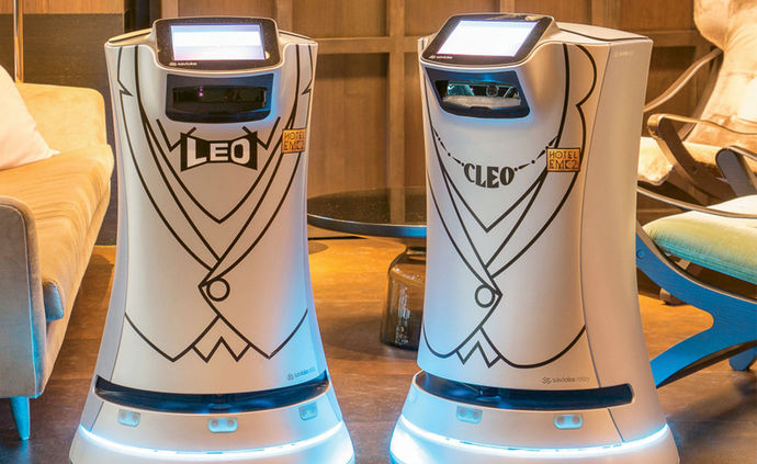 Hotel robots do double duty as butlers and featured attractions: Travel ...