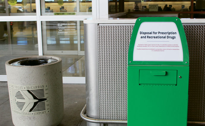 Marijuana 'amnesty boxes' installed at Las Vegas airport: Travel Weekly