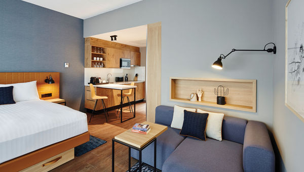 Cozy cool at Amsterdam, London Residence Inns: Travel Weekly