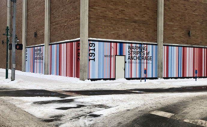 Anchorage public art depicts changing temperatures: Travel Weekly