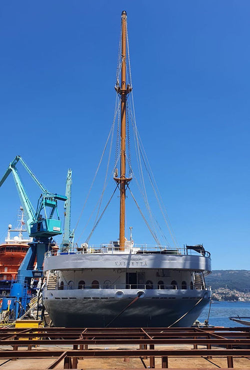 Sea Cloud's newest ship construction moving along: Travel Weekly