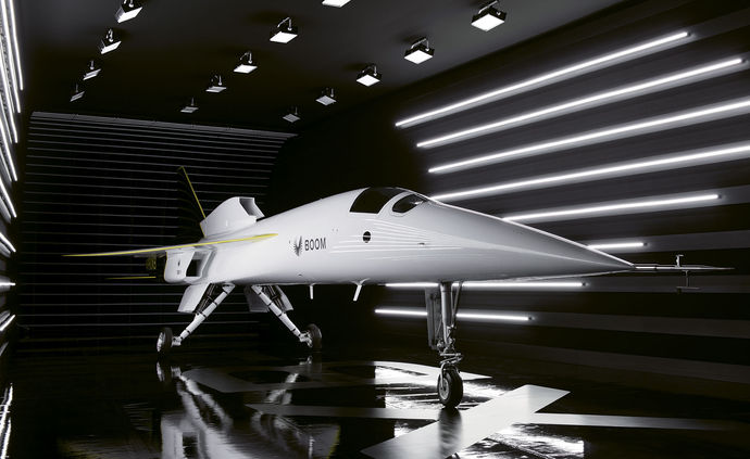 Boom Supersonic conducts first test flight of prototype aircraft ...