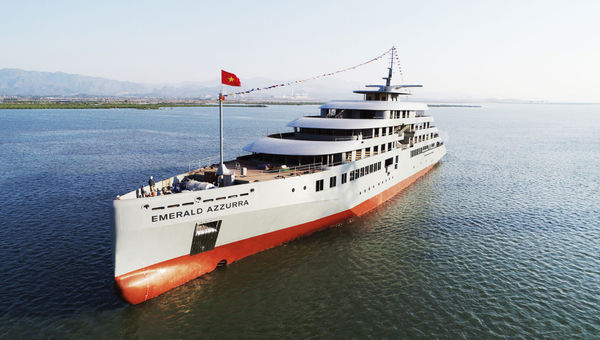 Emerald Cruises floats out its first ocean ship: Travel Weekly