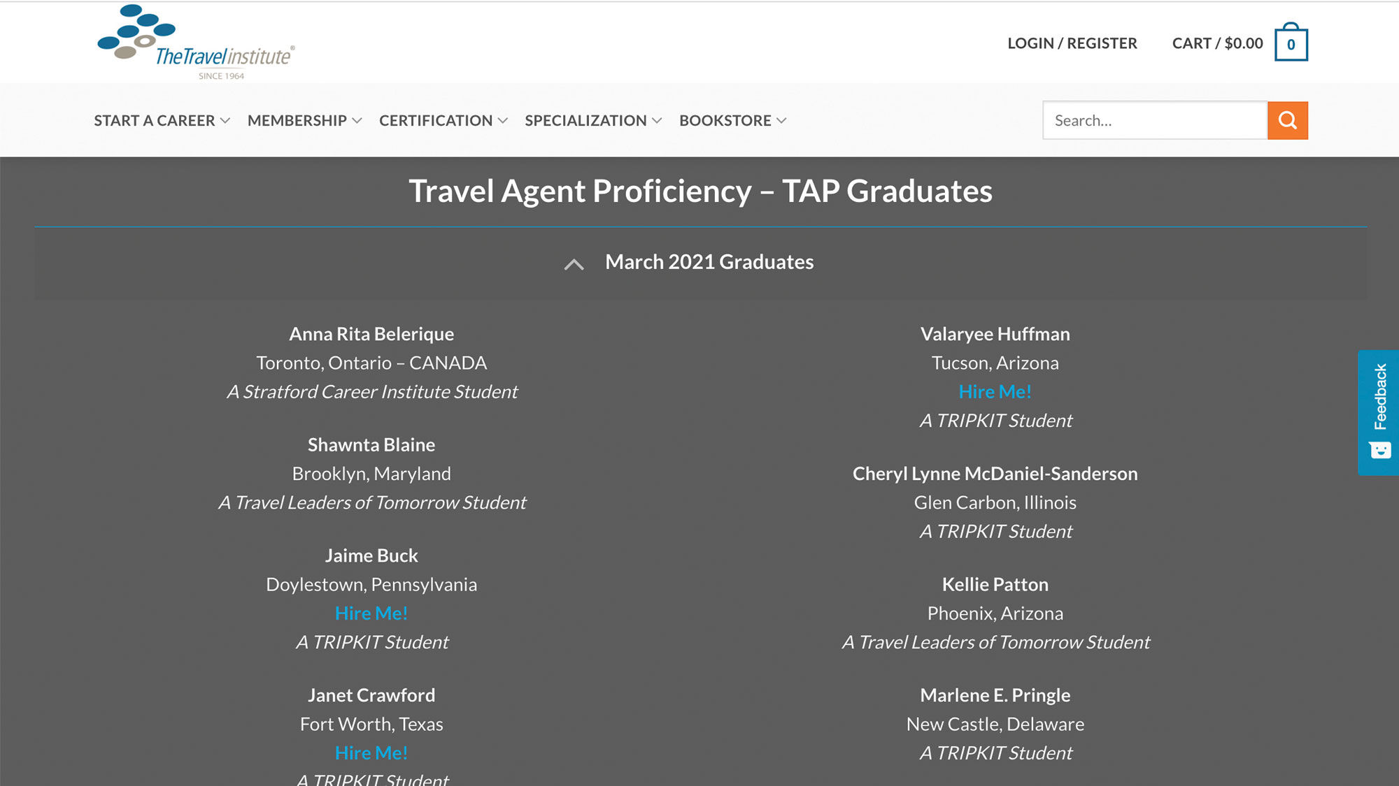 Travel Institute helps TripKit graduates say 'Hire me!': Travel Weekly