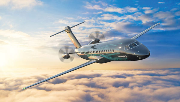 Efficient. Environment-friendly. Prop planes are in the spotlight ...