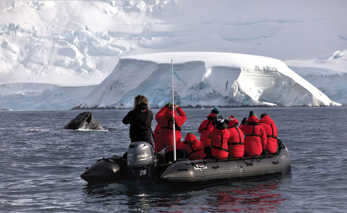 The size of Silversea's Silver Explorer is just right for Antarctica ...