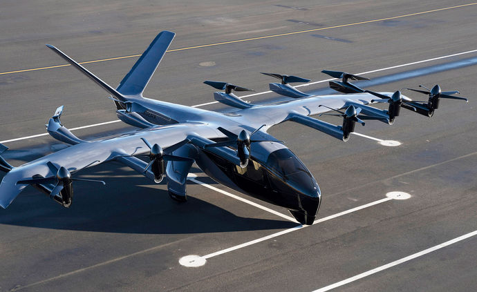 Archer unveils Midnight four-seater electric vertical takeoff aircraft ...