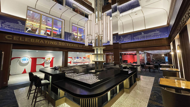 A Celebration of Carnival's cruising history on its newest megaship ...