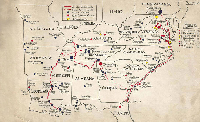 American Cruise Lines creates Civil War battlefields itinerary: Travel ...