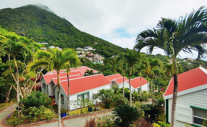 The island of Saba is ideal for travelers looking to avoid the crowds ...