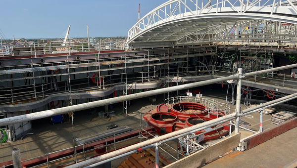 Cunard Line's first new ship in over a decade is taking shape: Travel ...