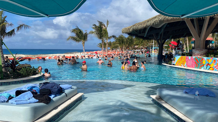 Royal Caribbean's Hideaway Beach: Not exactly a quiet nook, but kid ...