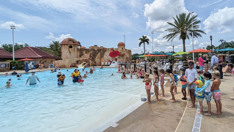 caribbean beach pool
