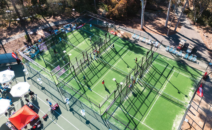 Padel is a fast-growing racket sport, and resorts are courting players ...