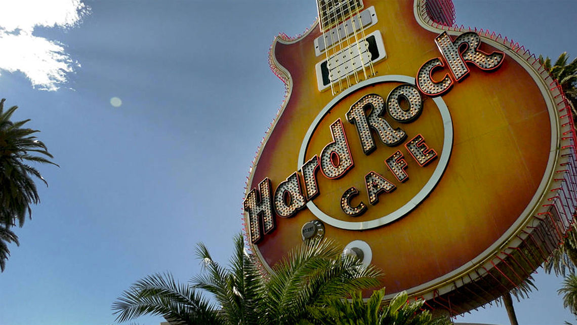 Hard Rock icon shines again at Neon Museum: Travel Weekly