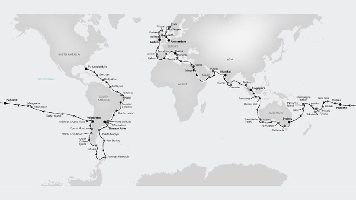 Silversea says its world cruise the first to touch all seven continents ...