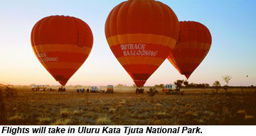 Ayers Rock balloon trips ready to lift off: Travel Weekly