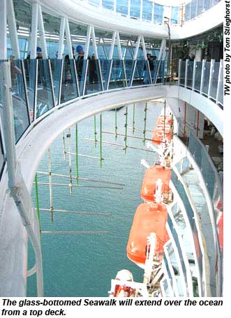 Sea trials to test Royal Princess' Seawalk promenade: Travel Weekly