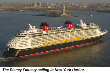 Disney Fantasy cruises into NYC: Travel Weekly