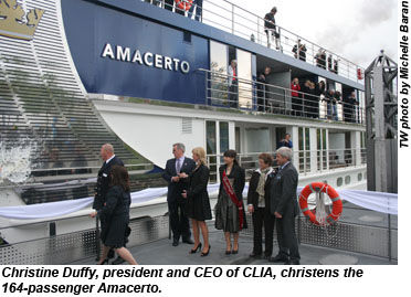 Ama Waterways christens ninth European river ship: Travel Weekly