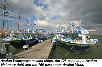 Avalon christens two new ships: Travel Weekly