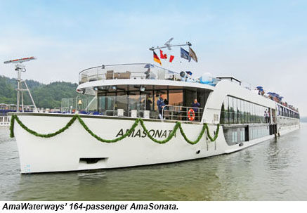 AmaWaterways christens latest European vessel: Travel Weekly