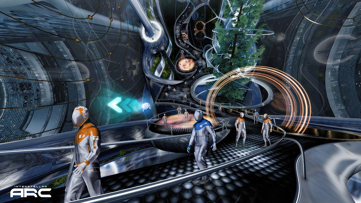 interstellar spaceship interior