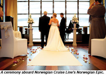 Cruise weddings are big business: Travel Weekly