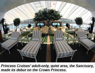 Princess makes Sanctuary a fleet-wide amenity: Travel Weekly