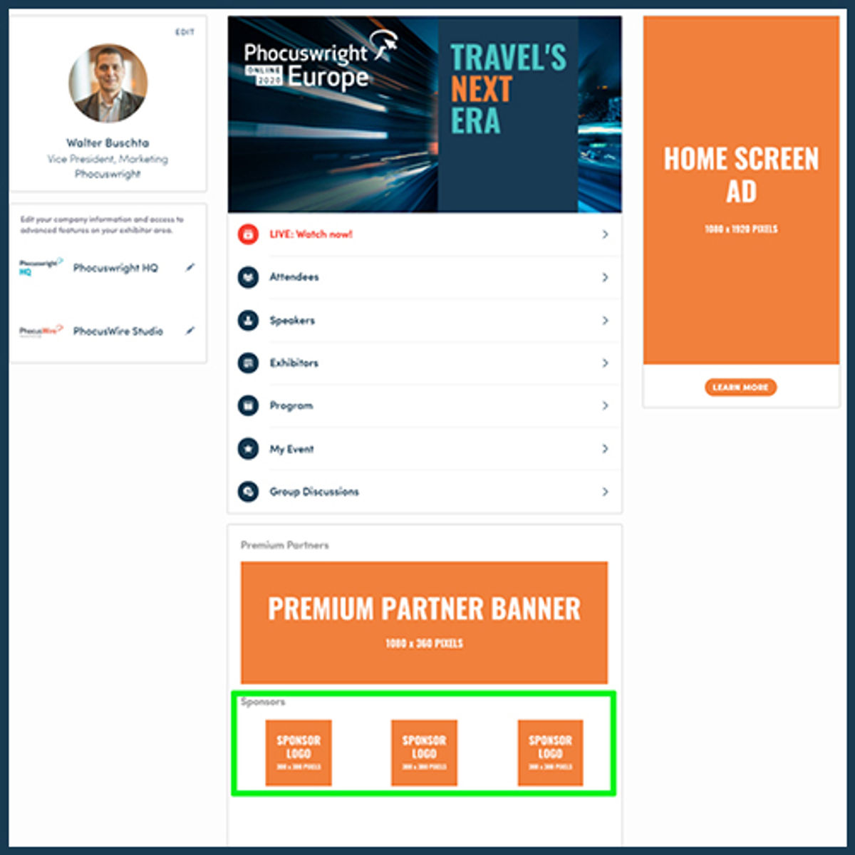 Event Platform Logo | Phocuswright Europe 2026: 16-17 June 2026, Barcelona, Spain
