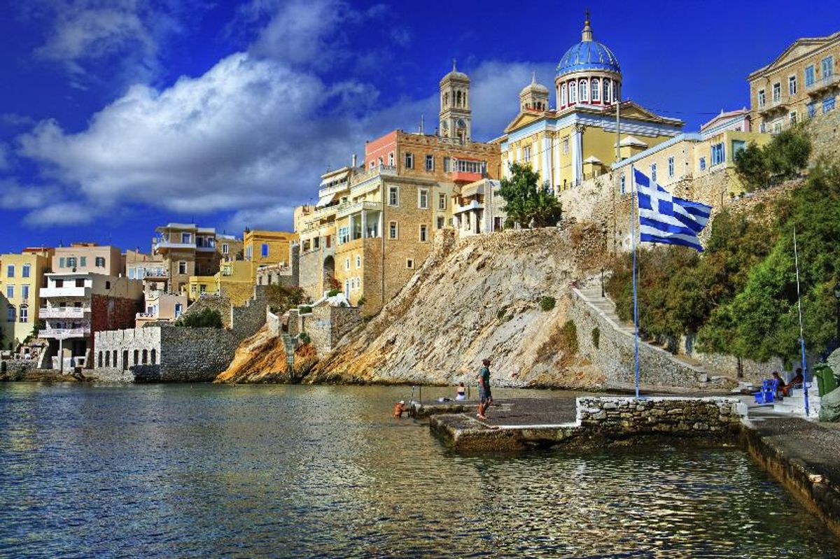 Find Siros, Syros Island, Cyclades Islands, Greece Hotels- Downtown ...