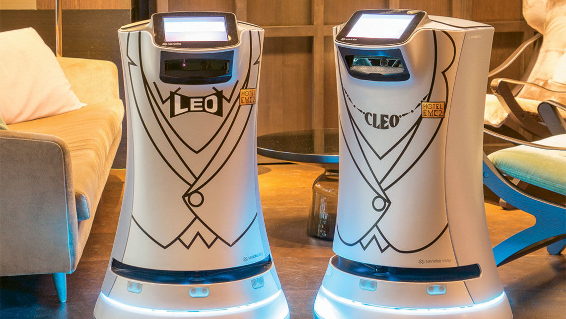 Hotel robots do double duty as butlers and featured attractions: Travel ...