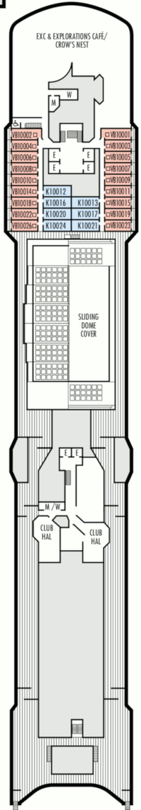 Oosterdam Deck Plans- Holland America Line Oosterdam Cruises: Travel Weekly