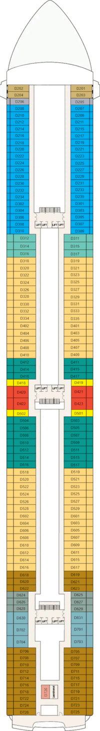 Coral Princess Deck Plans- Princess Cruises Coral Princess Cruises ...