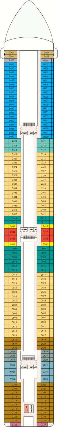 princess crown deck plan