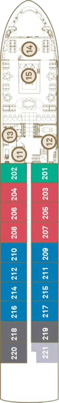 Scenic Azure Deck Plans- Scenic Scenic Azure Cruises: Travel Weekly