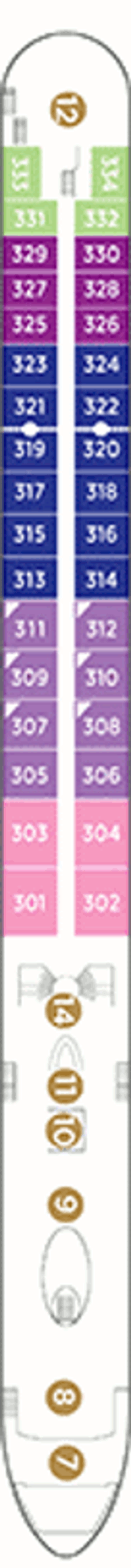 AmaViola Deck Plans- AmaWaterways AmaViola Cruises: Travel Weekly