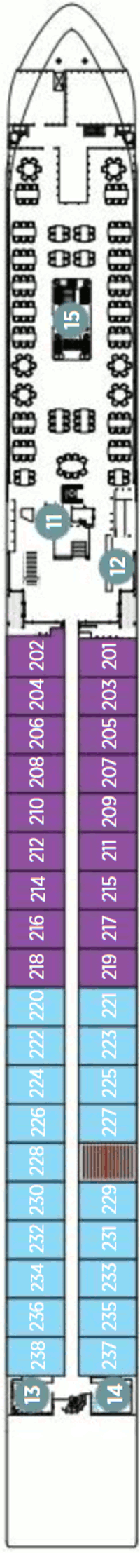 Emerald Sun Deck Plans- Emerald Cruises Emerald Sun Cruises: Travel Weekly