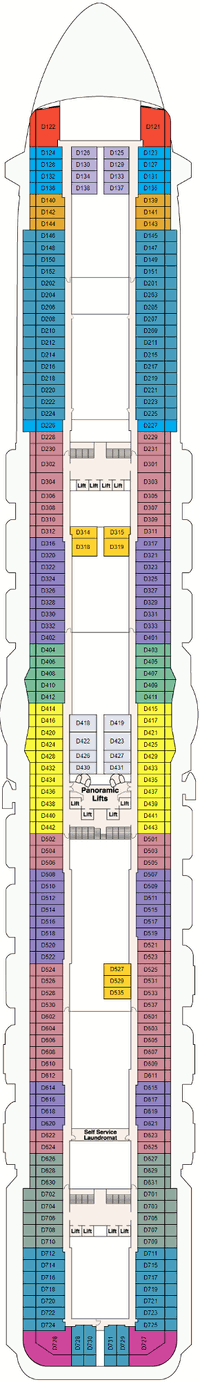 Sky Princess Deck Plans- Princess Cruises Sky Princess Cruises: Travel ...