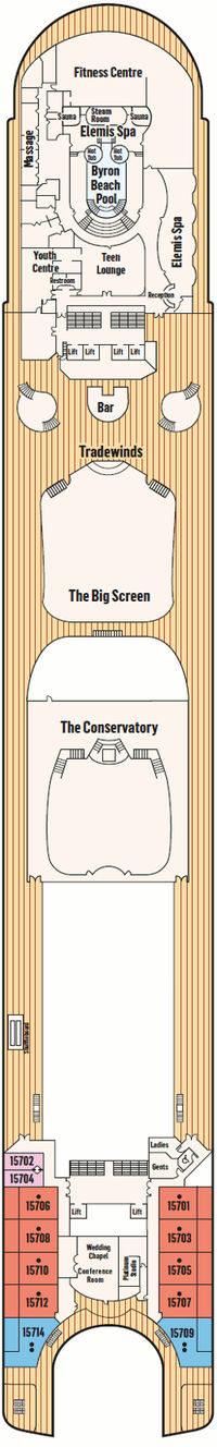 Pacific Adventure Deck Plans- P&O Cruises (Australia) Pacific Adventure ...