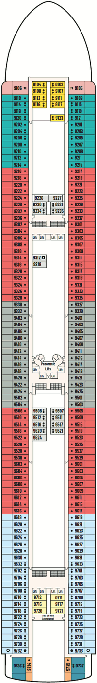 Pacific Adventure Deck Plans- P&O Cruises (Australia) Pacific Adventure ...
